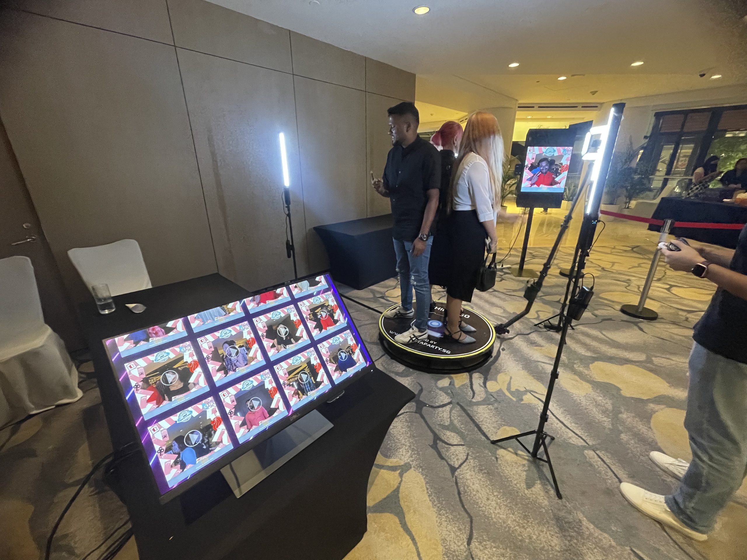 Photobooth, AR booth, Whirl 360, Mirror booth, 180 Matrix