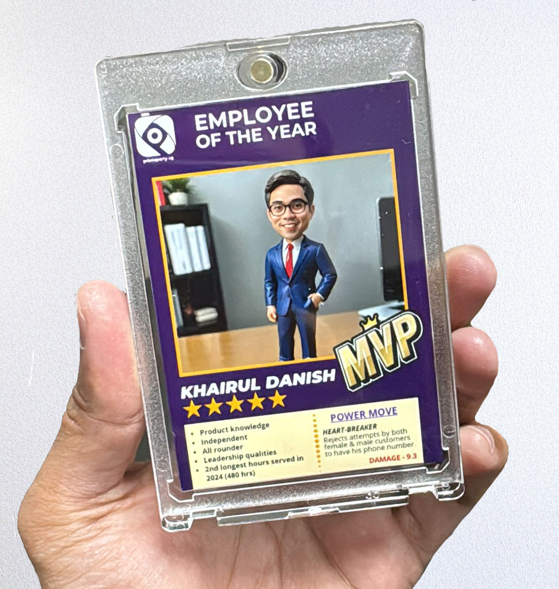 AI Trading Card Photo Booth – Add Custom Name & Team logo